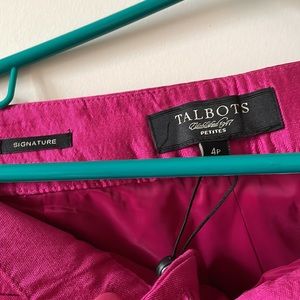 Talbots | Pants & Jumpsuits | Nwt Talbots Hot Pink Trouser Pants | Poshmark